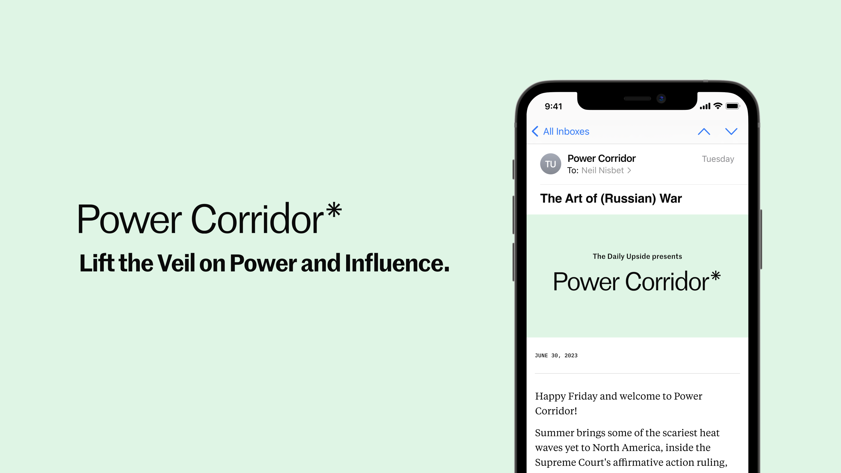 Power Corridor - Lift the Veil on Power and Influence.